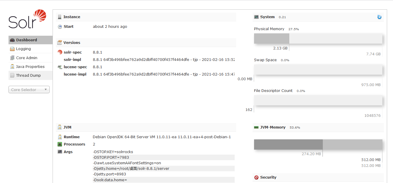 【Apache】Apache Solr任意文件读取漏洞复现 | DMKXY's Blog