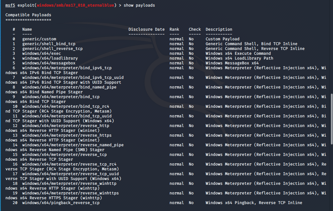 【MS17-010】永恒之蓝漏洞复现 | DMKXY's Blog